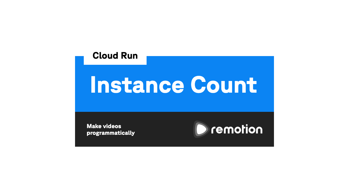 Instance Count Remotion Make Videos Programmatically
