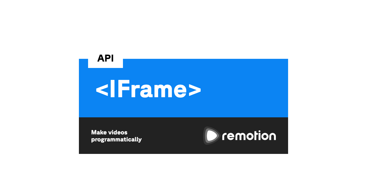 | Remotion | Make videos programmatically