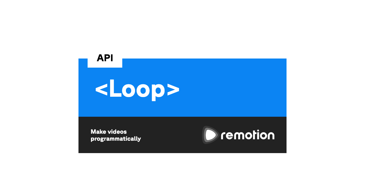 | Remotion | Make videos programmatically